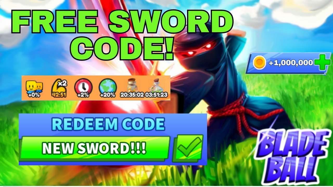 [FREE SWORD] *NEW* UPDATE CODE FOR BLADE BALL | Roblox Blade Ball Code ...