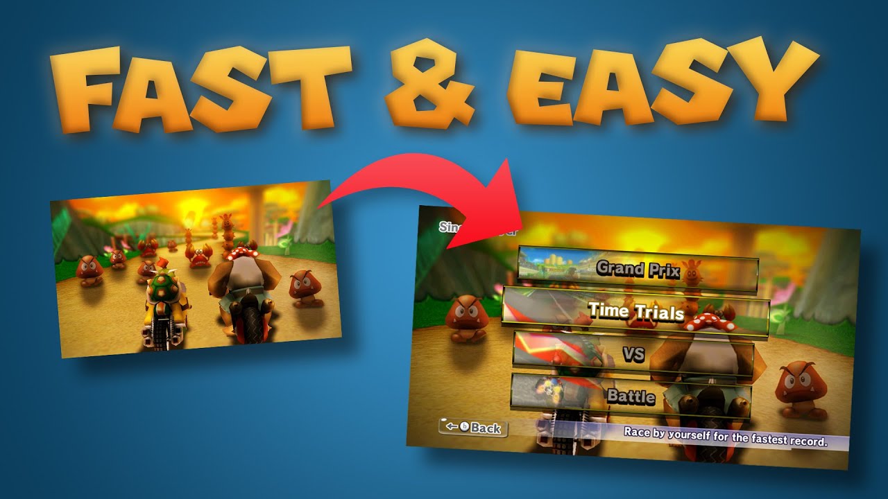 EASILY Add Background Image To Menus With This Tool! | Mario Kart Wii ...
