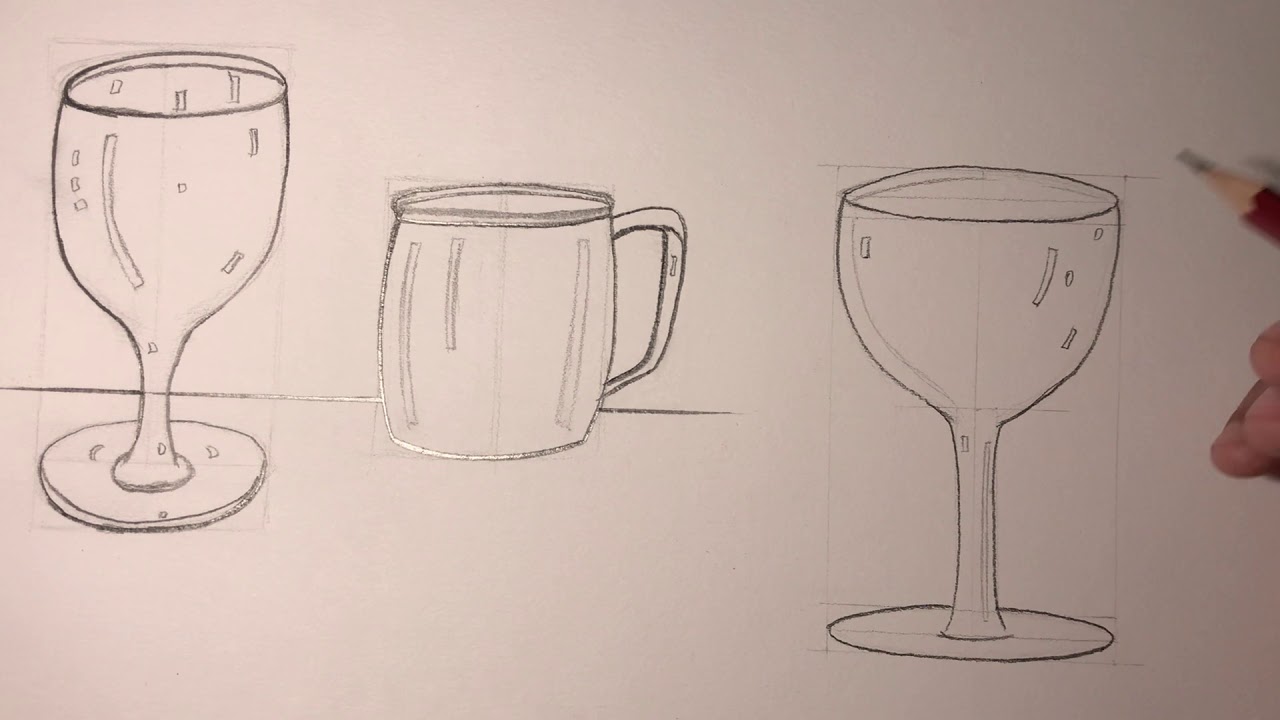 Dibujo con líneas curvas para niños. - YouTube