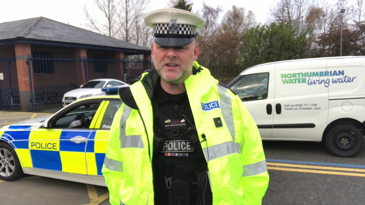 Road safety checks: PC Derek Longstaff from Northumbria Police's ...