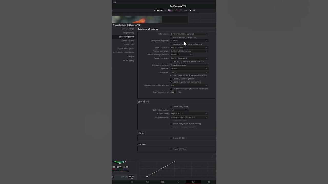 DaVinci Resolve Color Management workflow | DaVinci resolve color ...