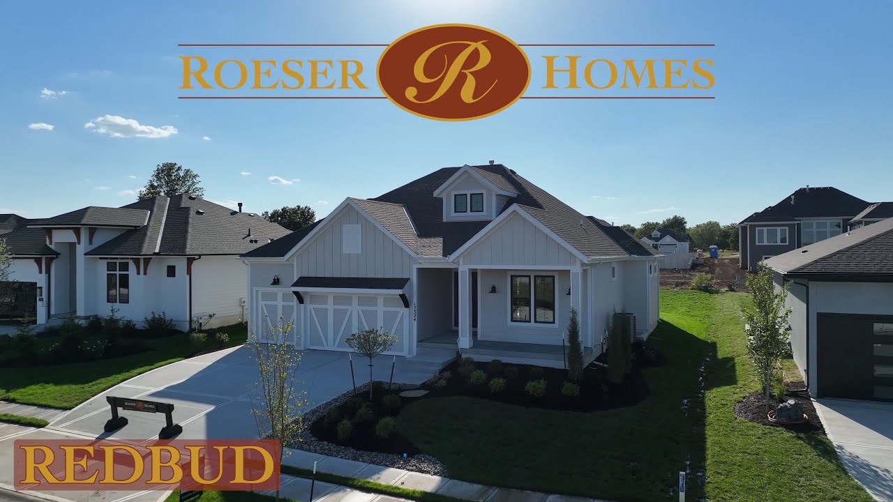 Roeser Homes | Redbud Model Drone Tour - YouTube