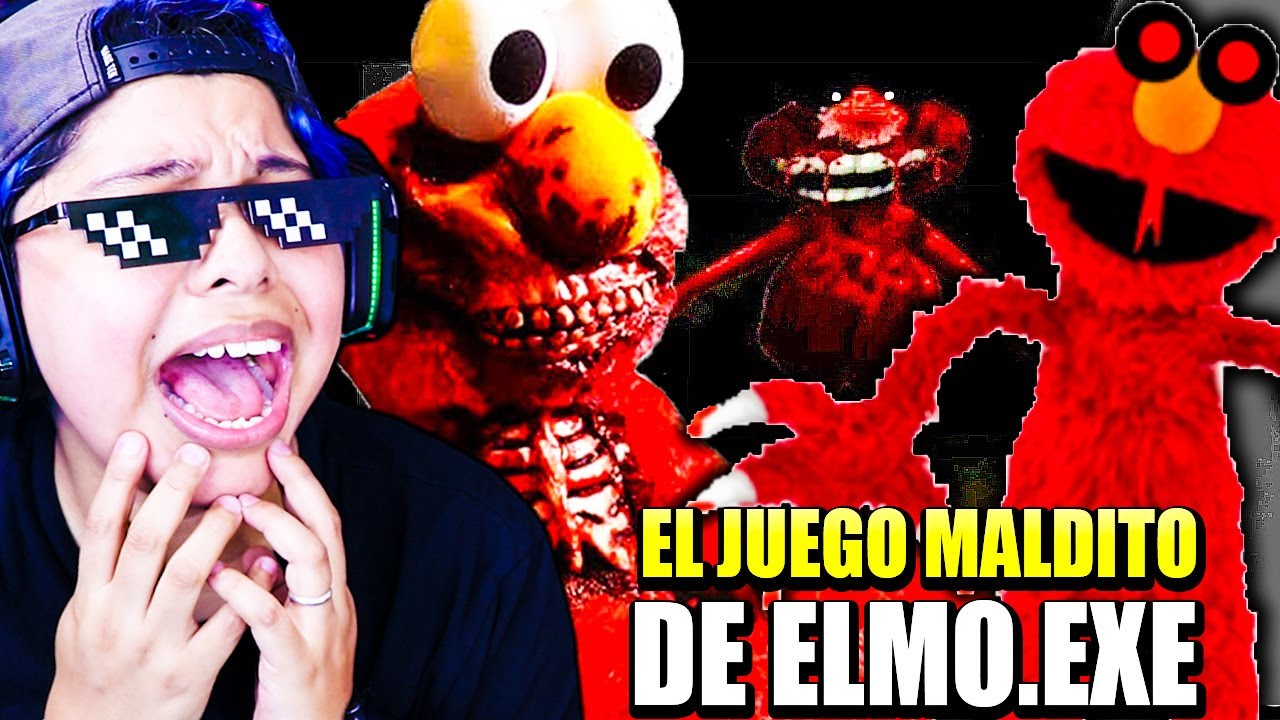 EL JUEGO MALDITO DE ELMO.EXE 😱🔴 | ELMO.EXE ME PERSIGUE y da MUCHO MIEDO ...