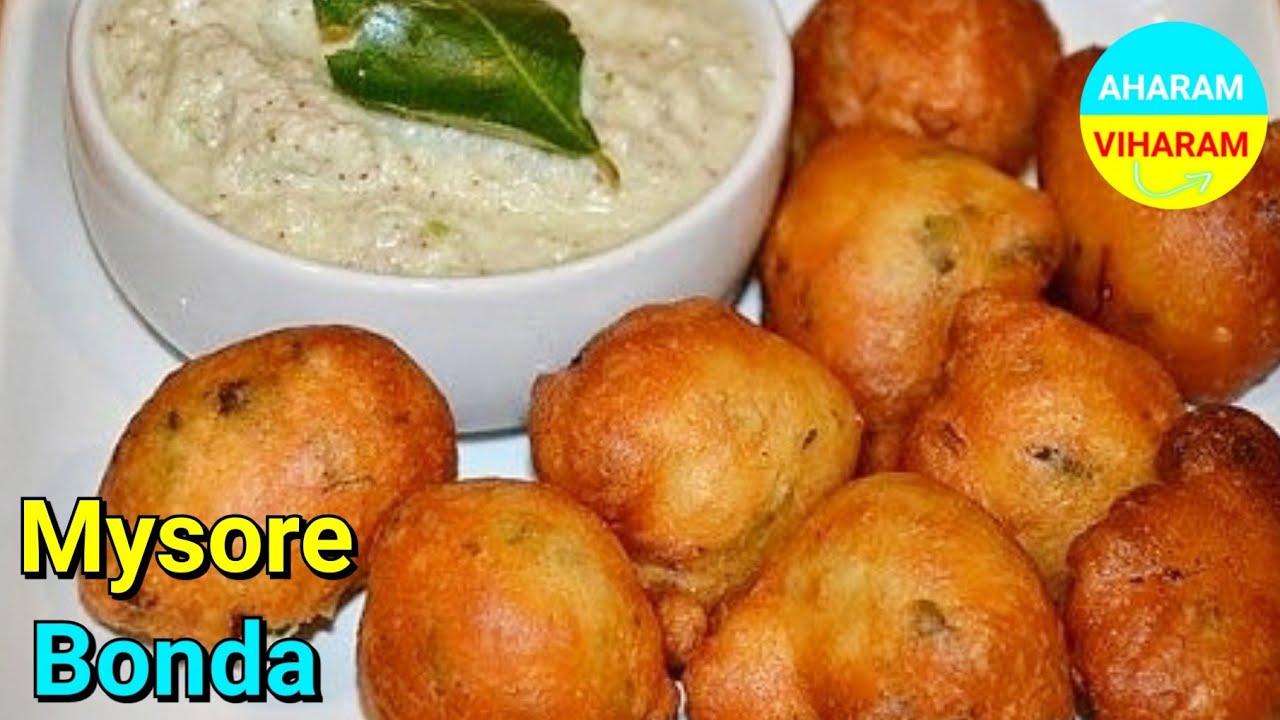 #62 mysore bonda recipe in telugu | mysore bajji recipe in telugu ...