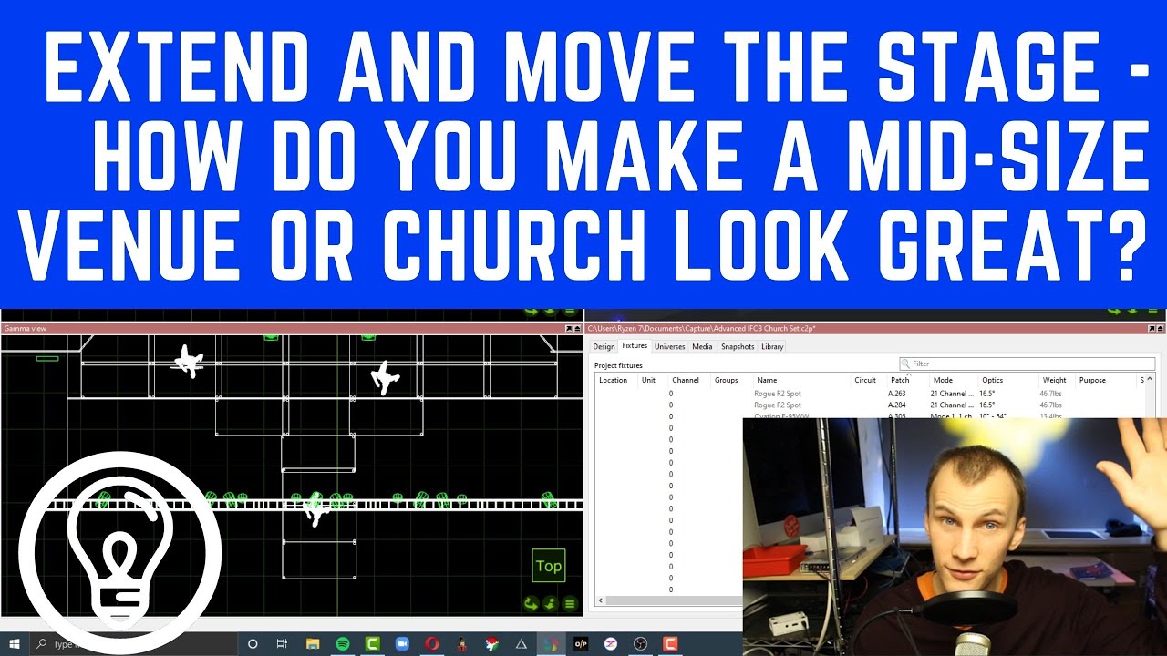 Extend and Move the Stage-How Do You Make a Mid Size Venue or Church ...