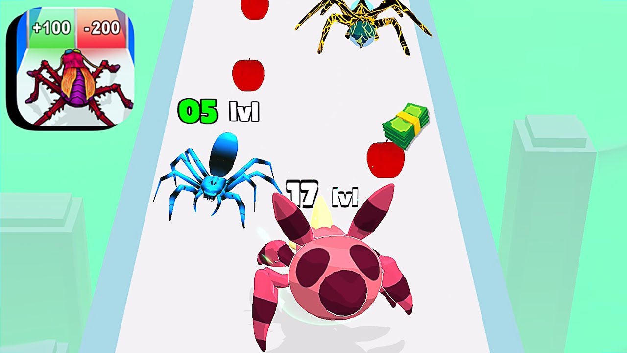 Insect Evolution Run - All Levels Gameplay Android,ios (Part 5) - YouTube
