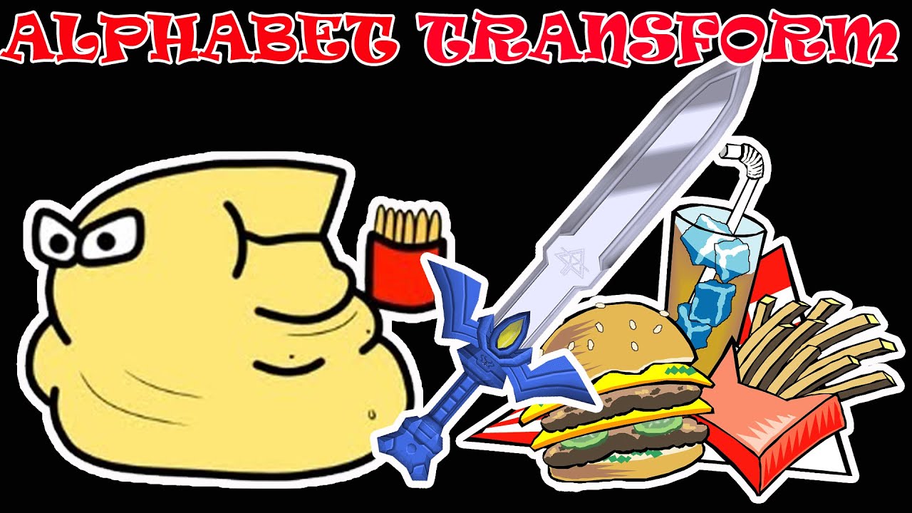 ALPHABET lore TRANSFORM, but С is thick and Fat #New - YouTube