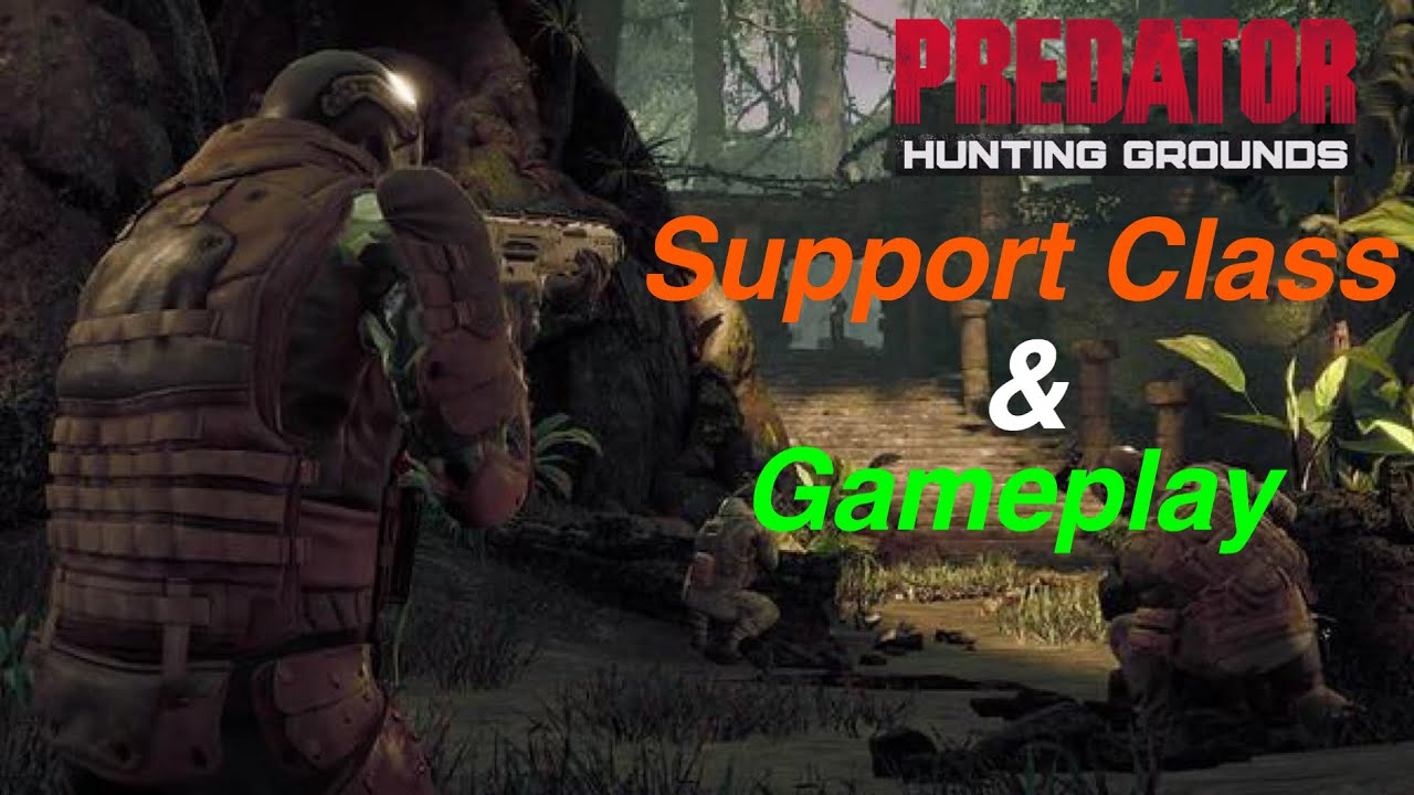 Support Class & Gameplay - Predator Hunting Grounds - YouTube