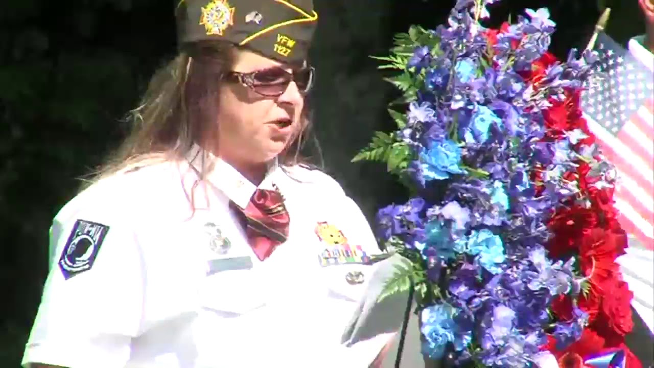 Local VFW honors Cpl. Gregory Stultz during an annual ceremony - YouTube