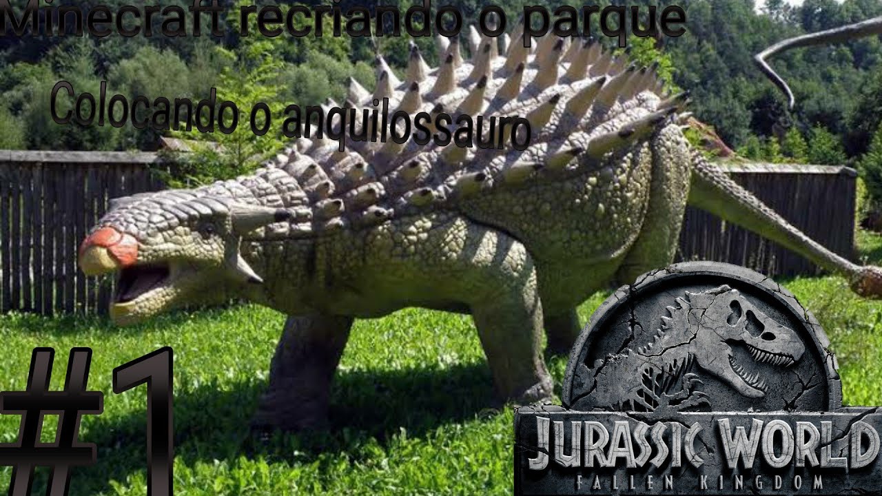 Minecraft Ep 1 Criando Um Novo Parque Dos Dinossauro Falem Nos