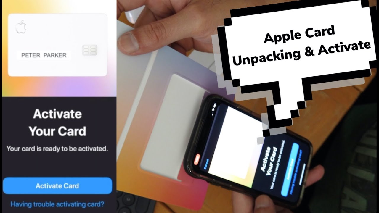 Apple Card Unpacking & Activate - YouTube