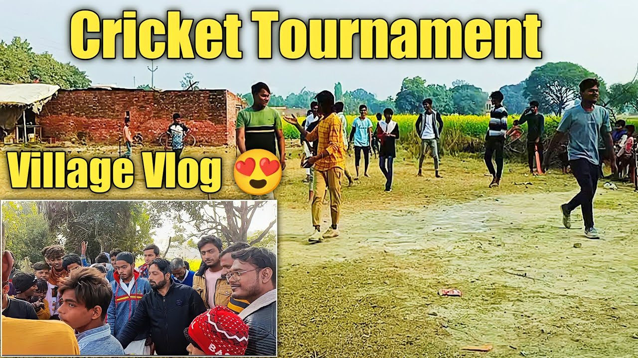 Village Cricket Tournaments 😍 - YouTube