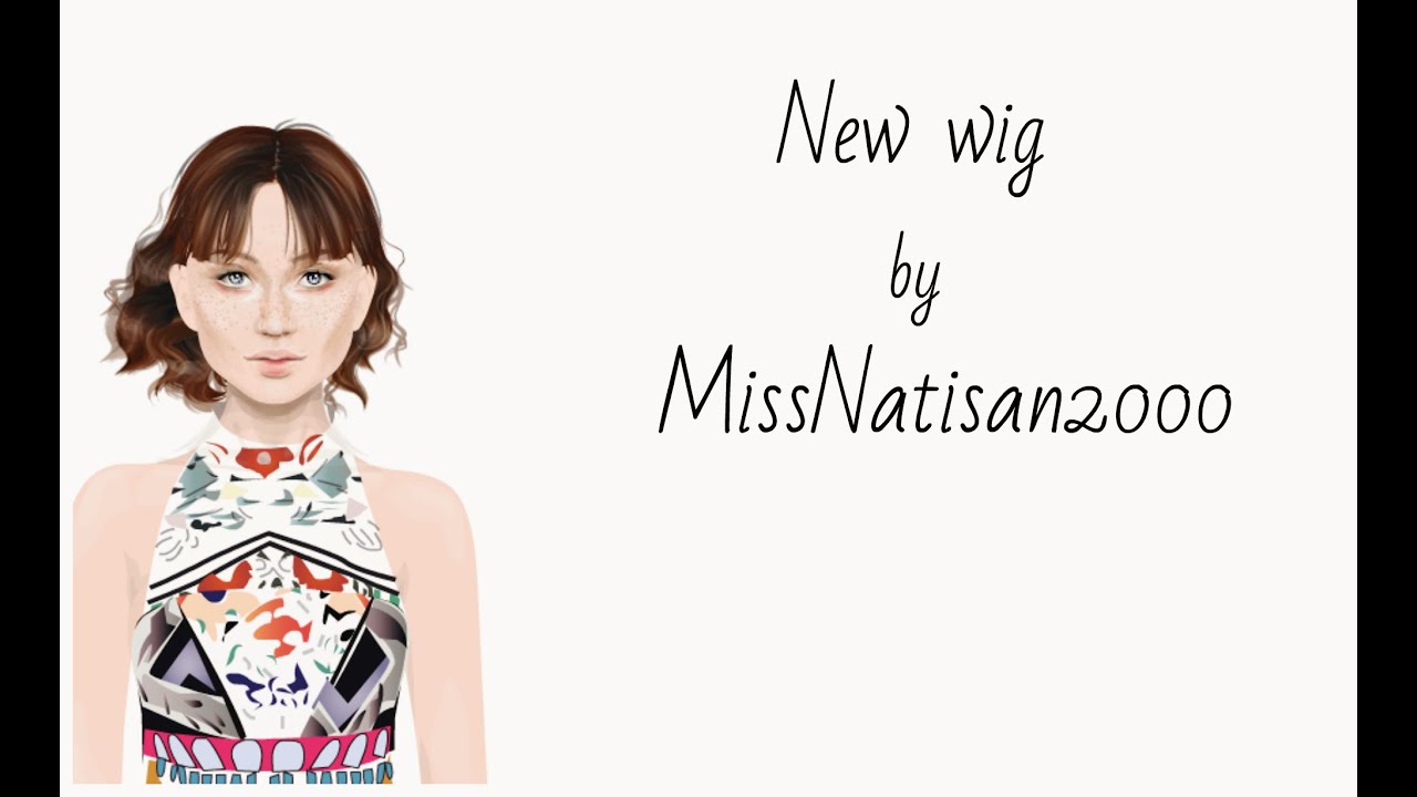 Stardoll Hair Tutorial by MissNatisan2000 - Short brown curls wig - YouTube