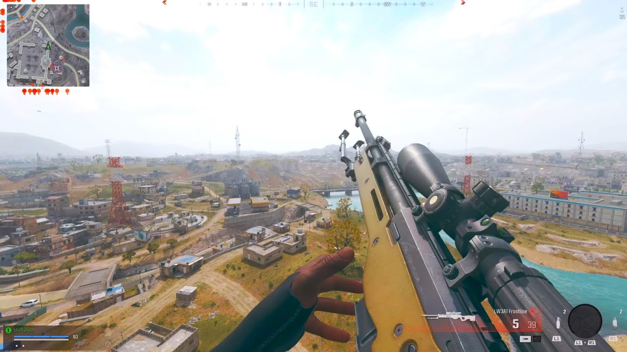 Call of Duty B06 WARZONE 4 SOLO Sniper Frostline | PS5 Gameplay (Full ...