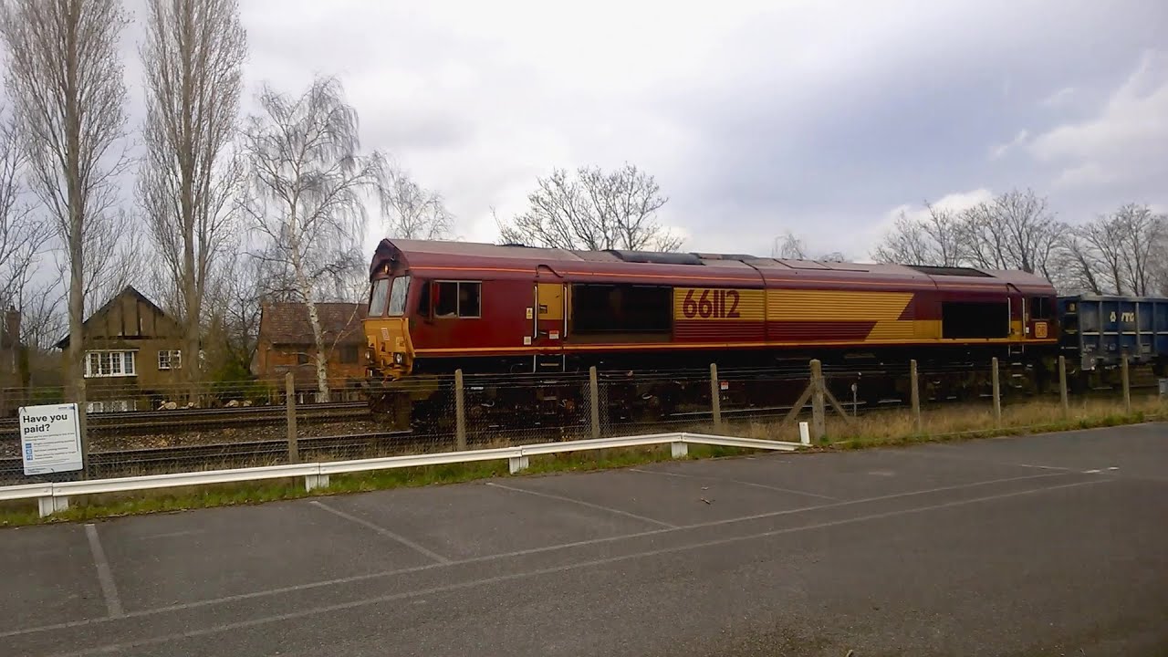 DBC Class 66, 66112 - 6Y55 12:03 Hither Green to Woking Down Yard at ...