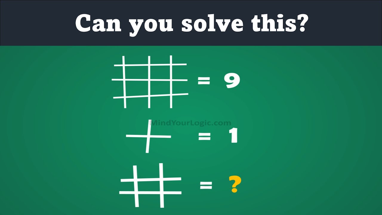 Row & Column puzzle - can you solve this? - YouTube