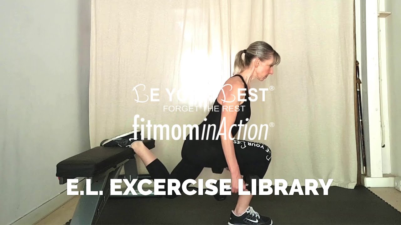 BULGARIAN SPLIT SQUAT CON MANUBRI - DUMBBELL BULGARIAN SPLIT SQUAT ...