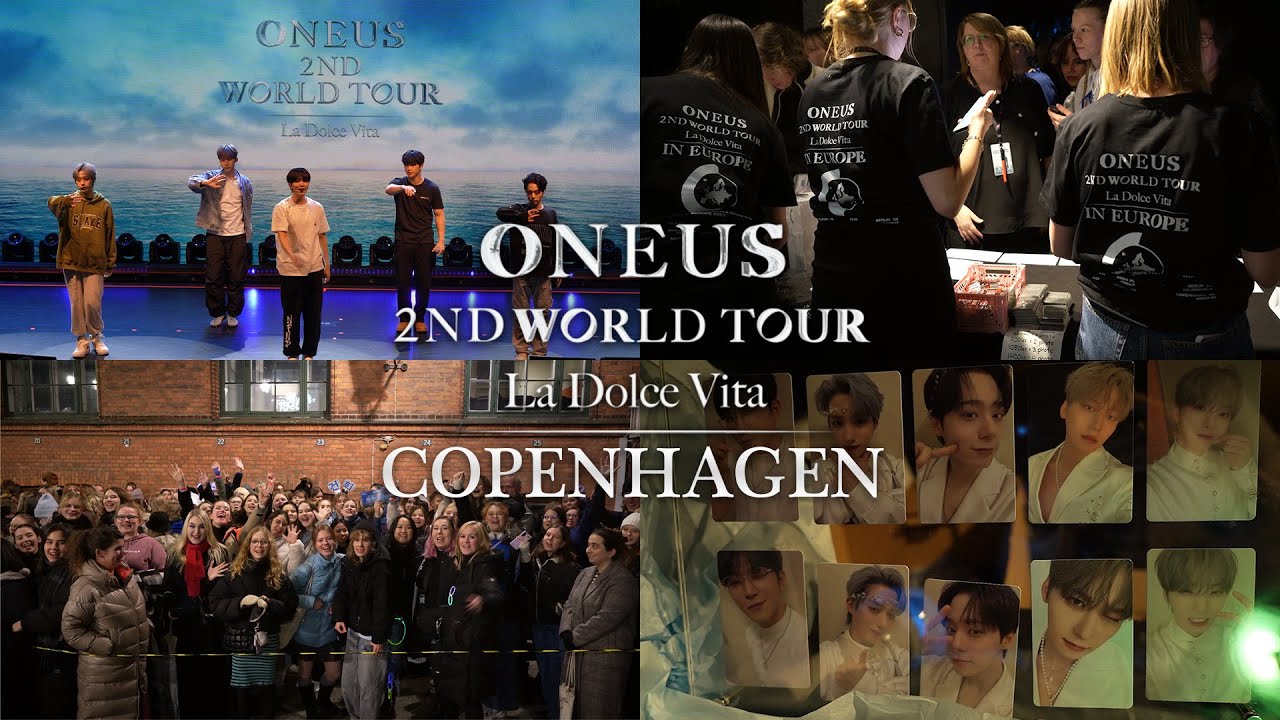 ONEUS COPENHAGEN VENUE Recap Video 원어스 코펜하겐 베뉴 [ONEUS 2ND WORLD TOUR ...