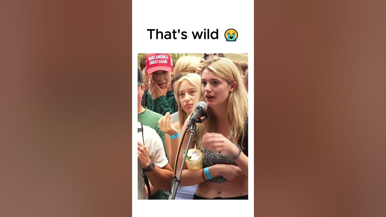 College girl flashes Charlie Kirk to get him banned #charliekirk - YouTube