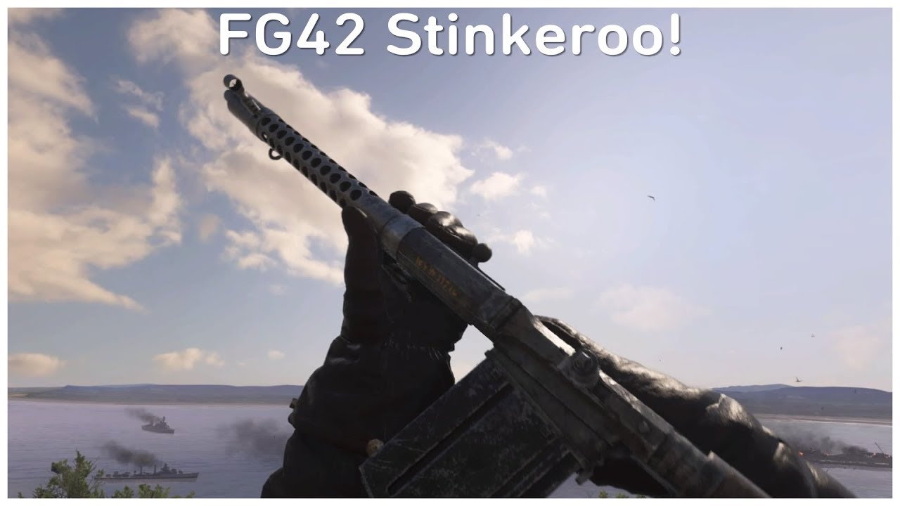 FG42 Stinkeroo Variant Review! - (Call of Duty WW2) - YouTube