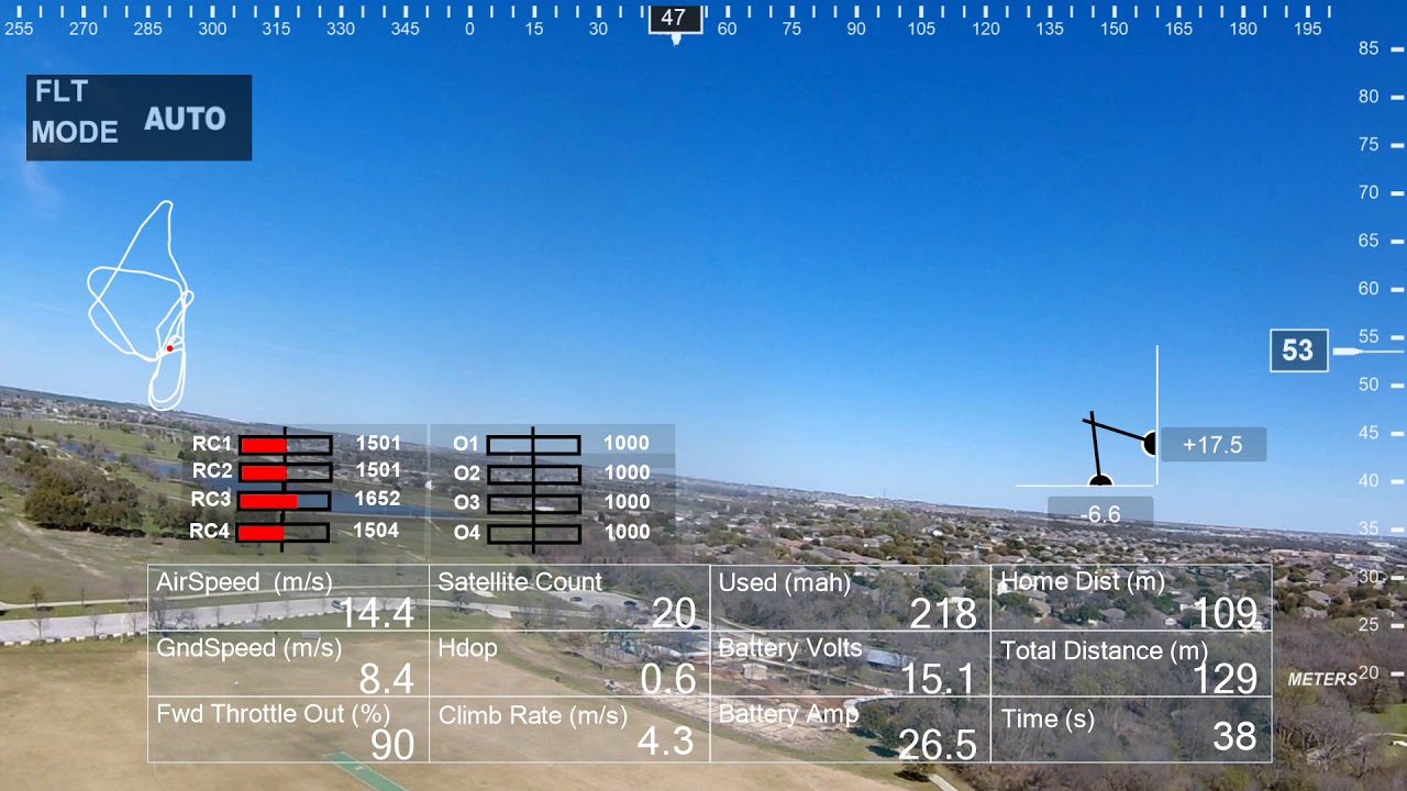 ArduPilot DashWare Example - YouTube