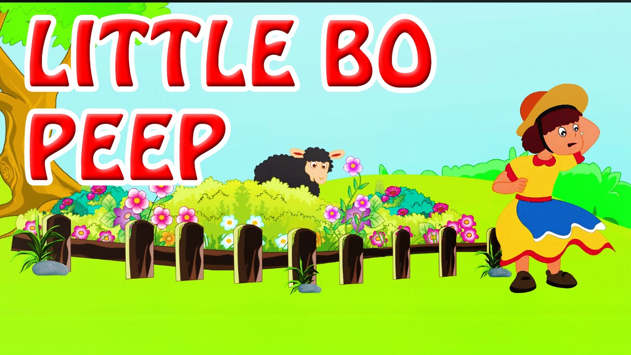 Little Bo Peep | English Nursery Rhymes - YouTube