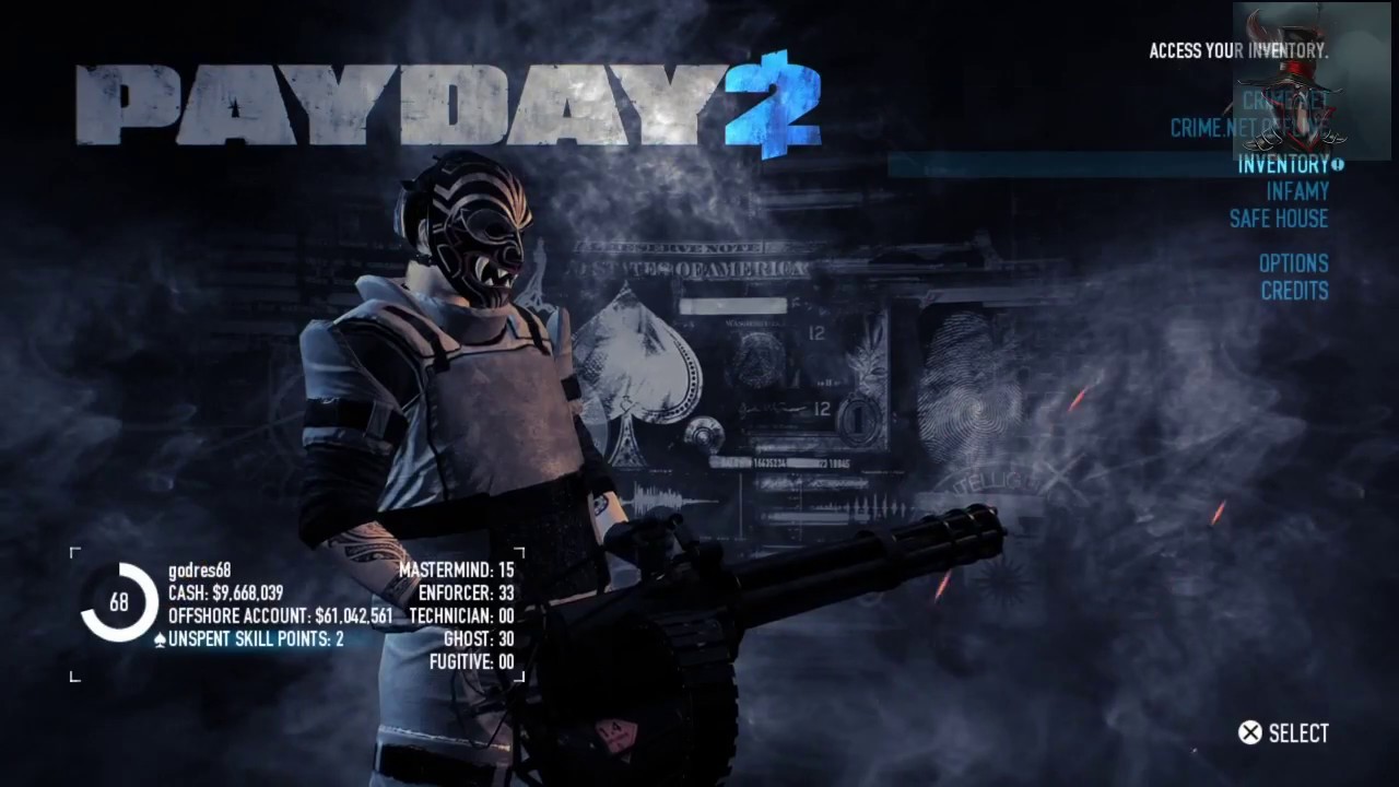 Minigun | Payday 2 - YouTube