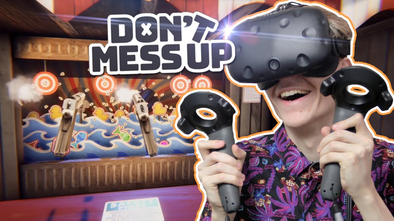 SHORT CHALLENGES IN VIRTUAL REALITY! | Don't Mess Up VR (HTC Vive ...