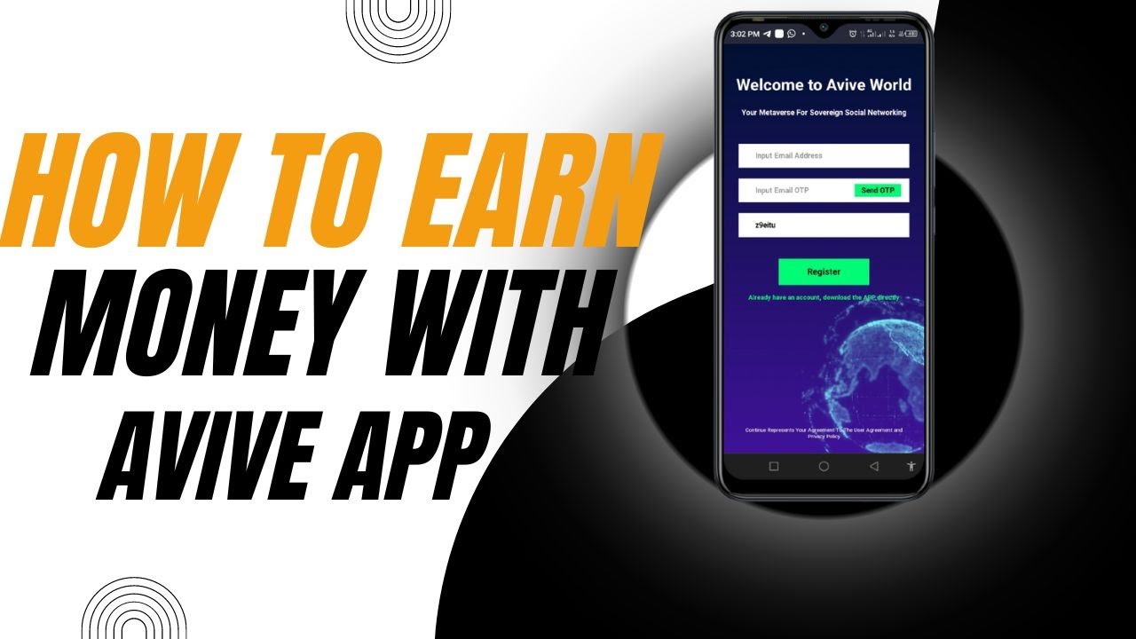 How to earn money with Avive | Avive App | Sultan Tech - YouTube