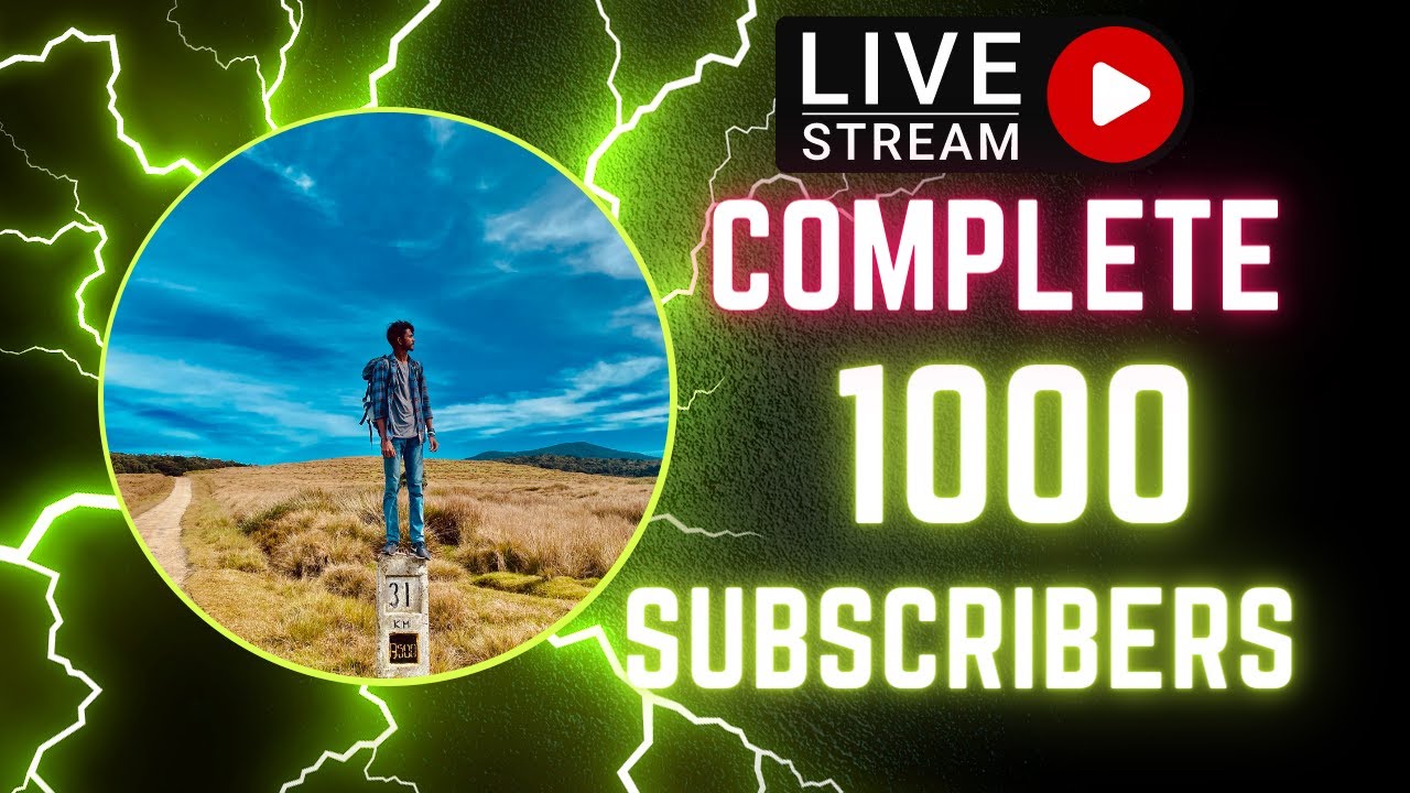 Complete My first 1000 subscribers. #howtogetsubscriberfast ...