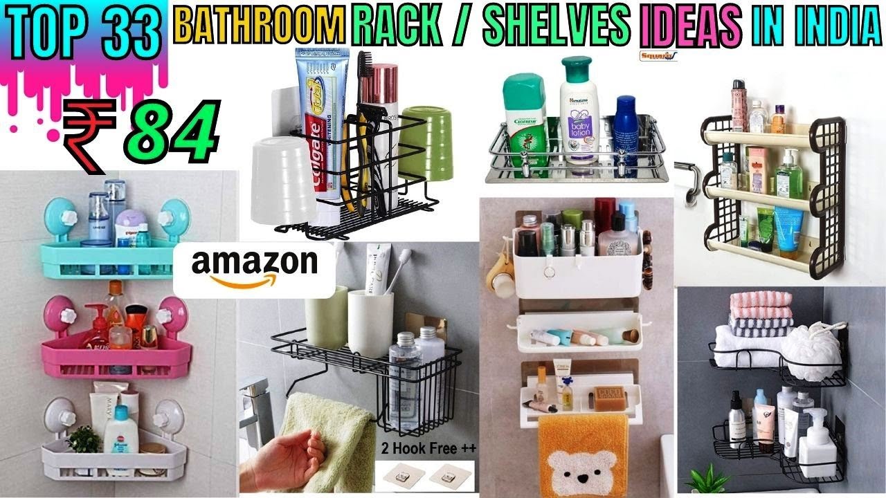 🔥TOP 33: Modern Bathroom Rack and Shelves Designs | Amazing Space ...