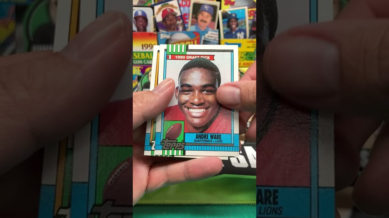 1990 Topps NFL Football Rack Pack - YouTube