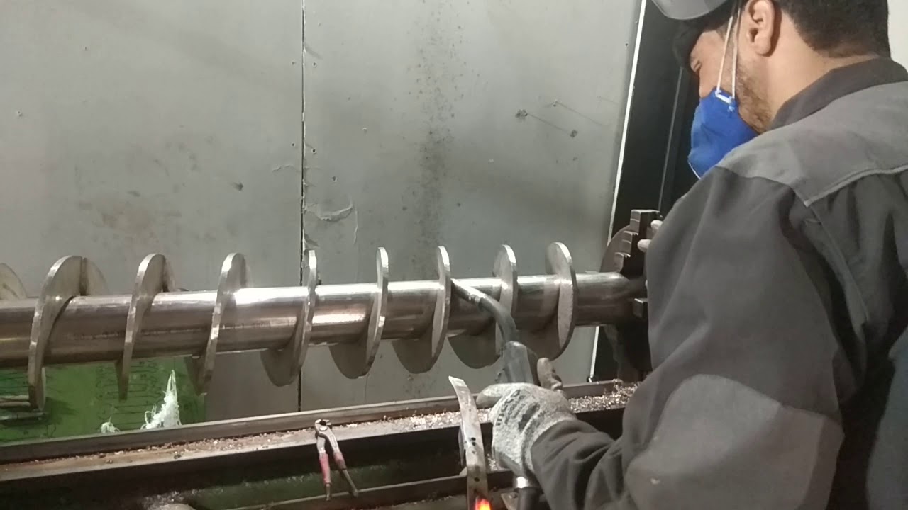 Stainless Steel Screw auger production by S.FIVE GROUPE - YouTube