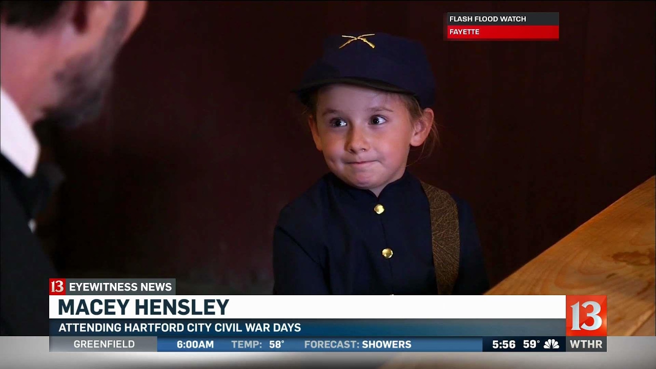 Ellen's Macey Hensley at Civil War Days - YouTube