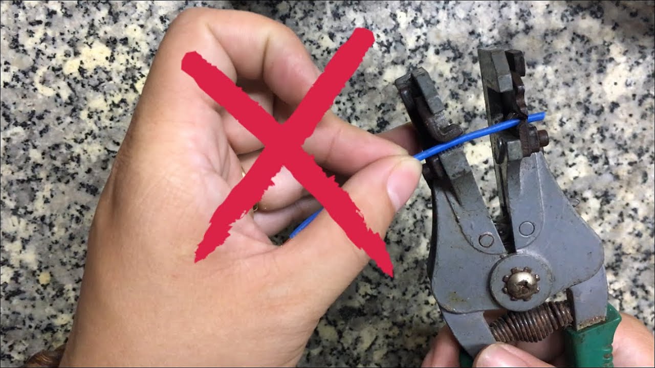 How to fix a damaged wire stripper in 3 minutes - YouTube