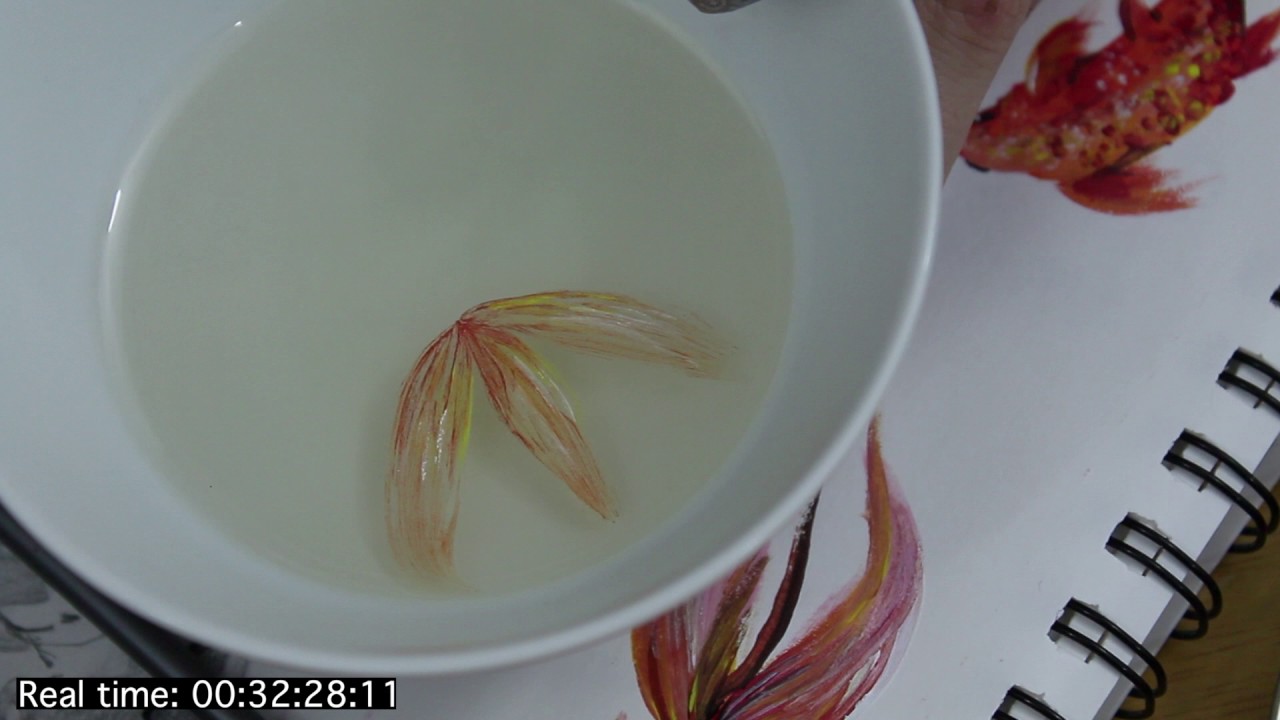 Resin Fish Painting Tutorial RAW Part 2 (day 2) - YouTube