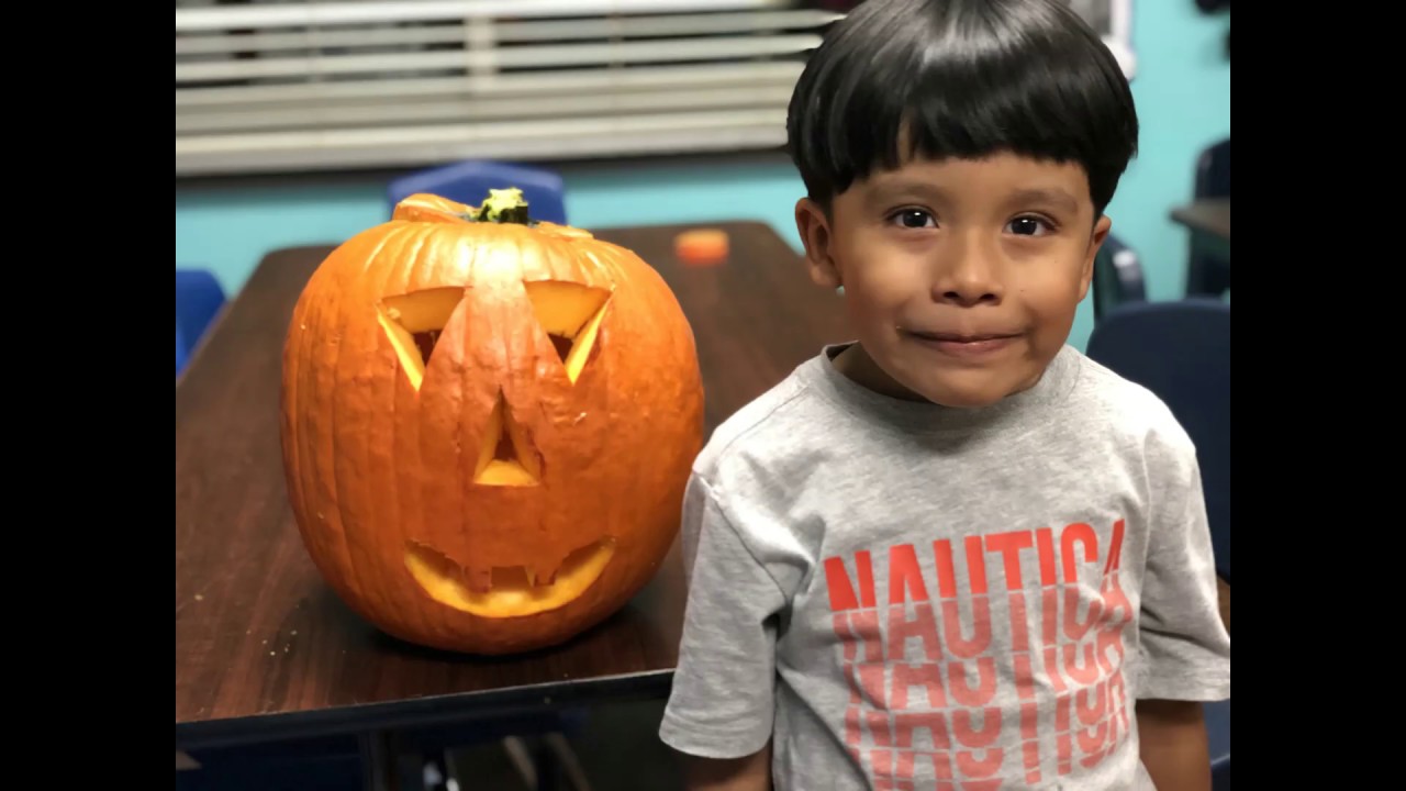 Pumpkin Carving at Family Night - YouTube