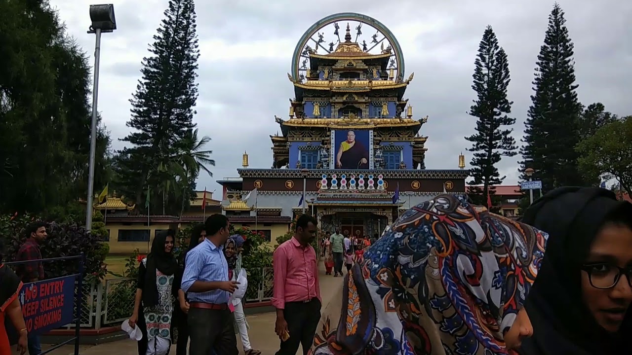 Coorg tourism| Amazing Coorg- Golden temple, Kushalnagar - YouTube