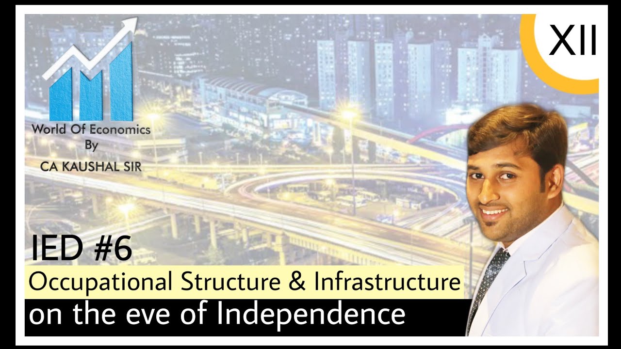 Class 12th, IED #6 | Occupational Structure & Infrastructure on the eve ...