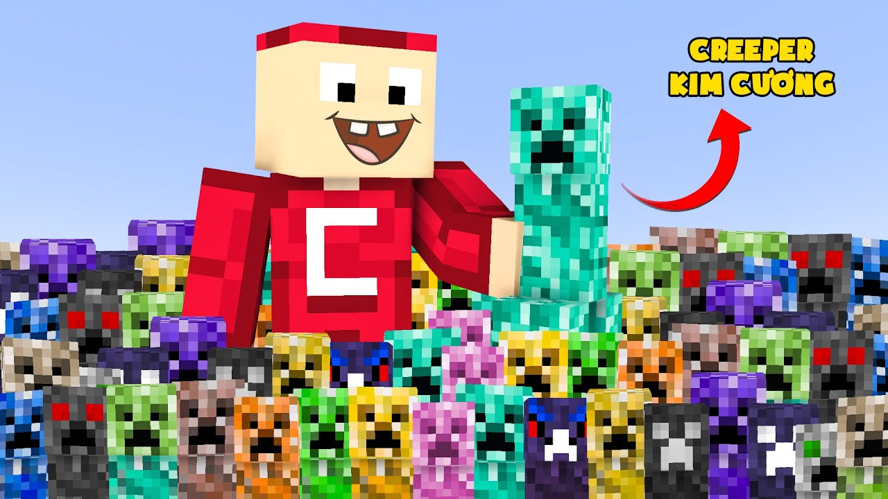 Minecraft Nhưng Cả Thế Giới Là Creeper - YouTube