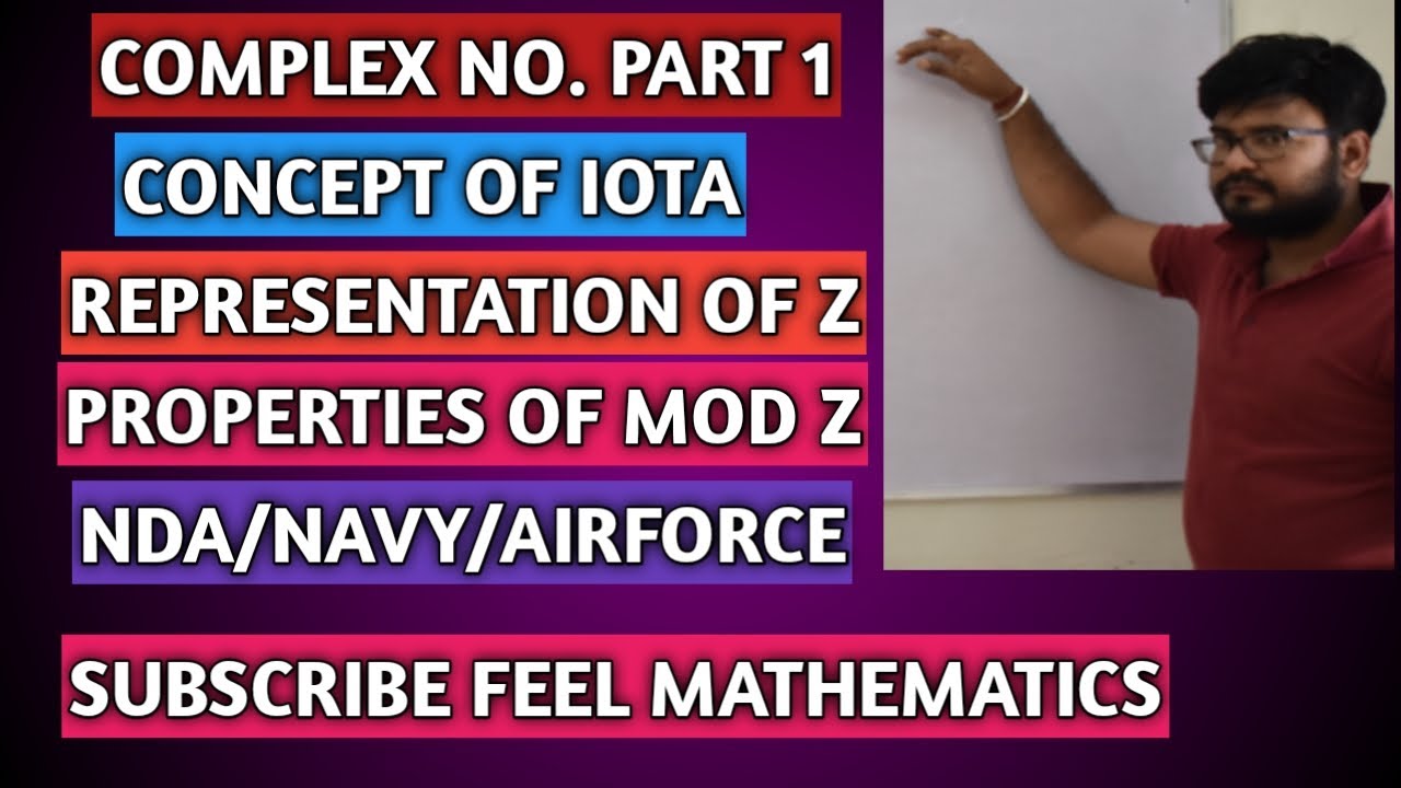 COMPLEX NUMBERS PART1. VERY IMPORTANT CONCEPTS.CONCEPT OF IOTA ...