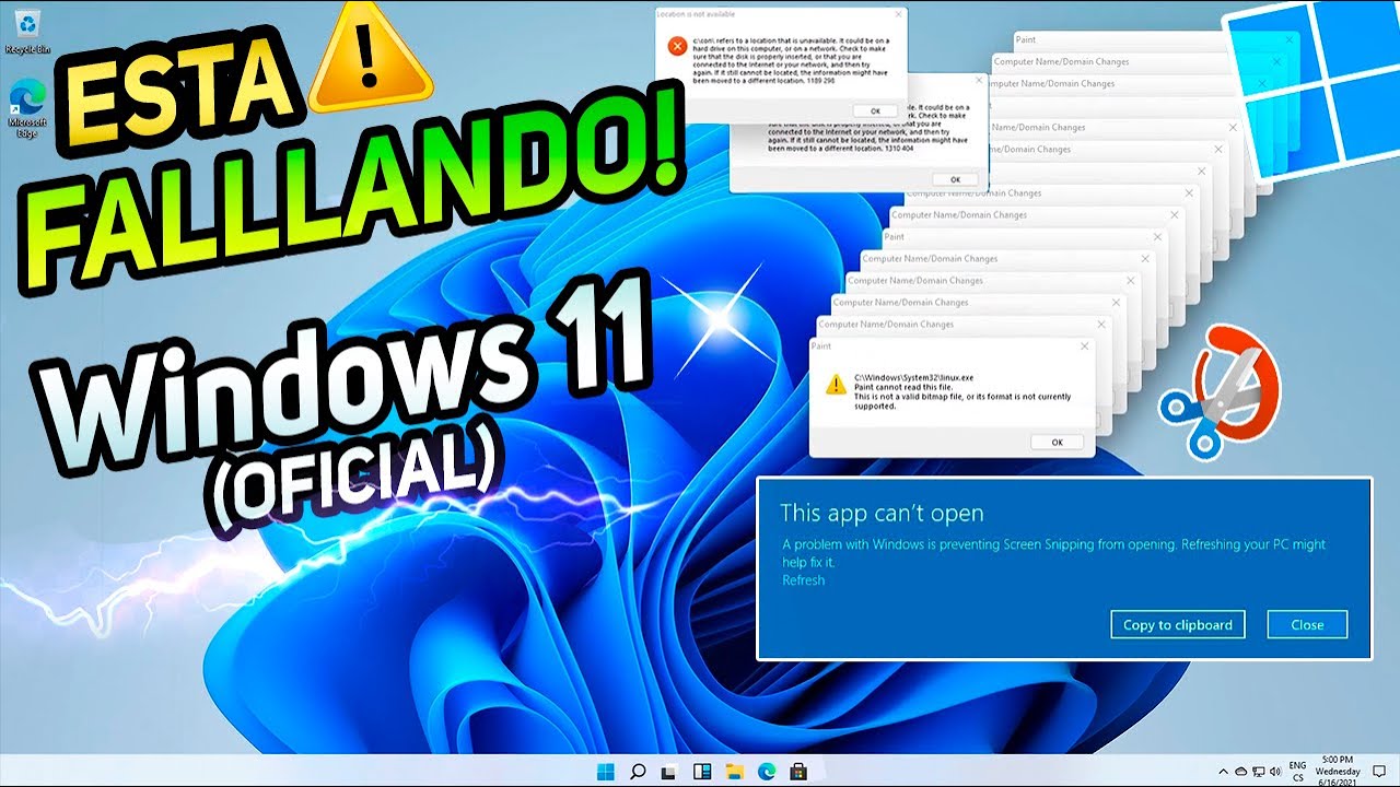 ESTA!⚡FALLANDO Windows 11 OFICIAL / NUEVO ERROR Por CERTIFICADO Afecta ...