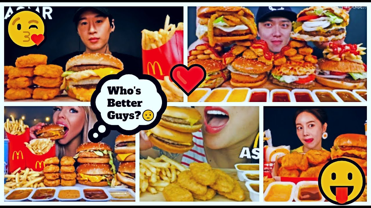 Who Is Better MUKBANGER? / ASMR Eating *MUKBANG* Compilation - YouTube
