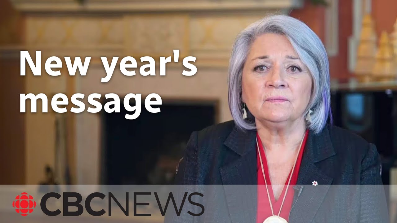 Governor General delivers new year's message to Canadians - YouTube