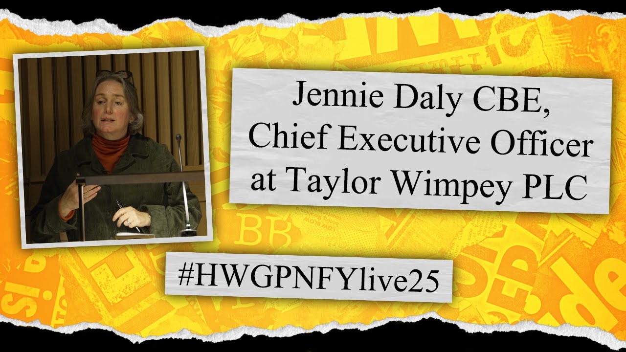 Jennie Daly CBE, Chief Executive Officer at Taylor Wimpey PLC # ...