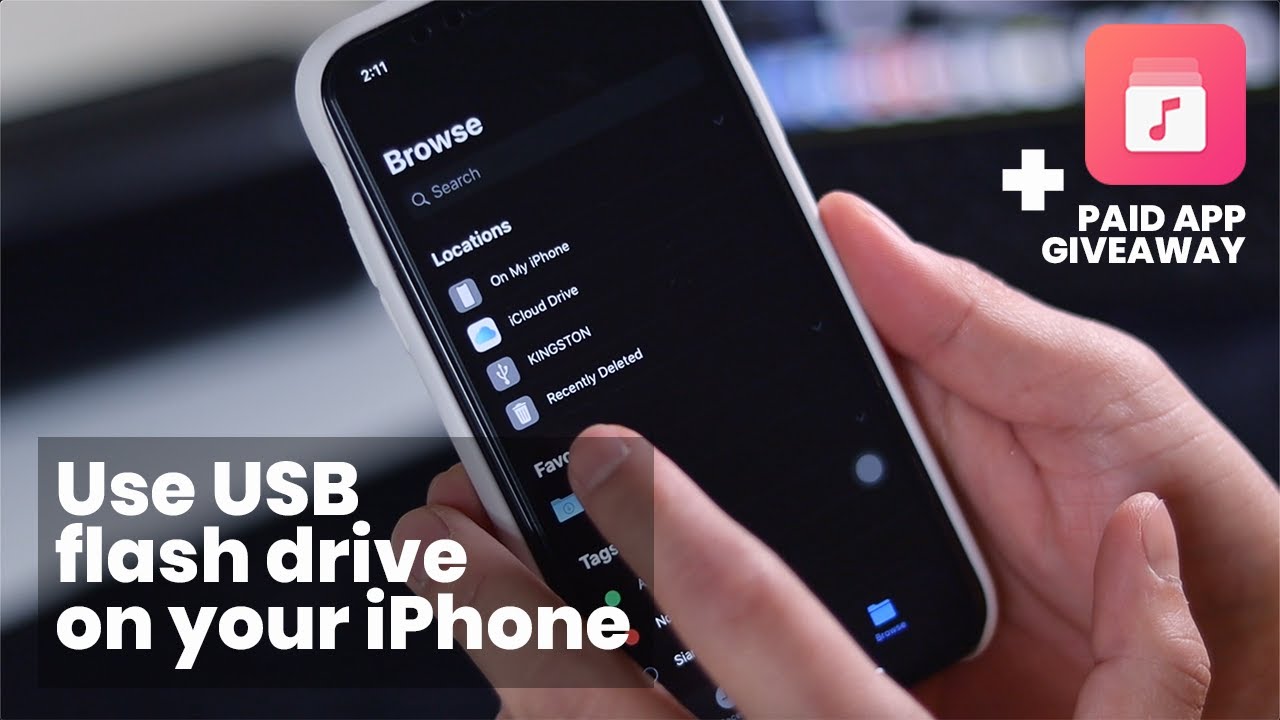 How To Use A USB Flash Drive On IPhone Paid App GIVEAWAY YouTube how-to-use-a-usb-flash-drive-on-iphone-paid-app-giveaway-youtube