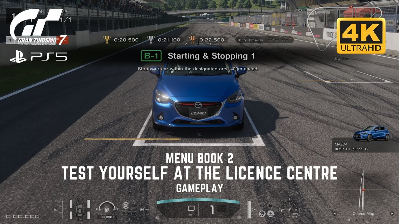 Gran Turismo 7 - Menu Book 2 – Test Yourself at the Licence Centre ...
