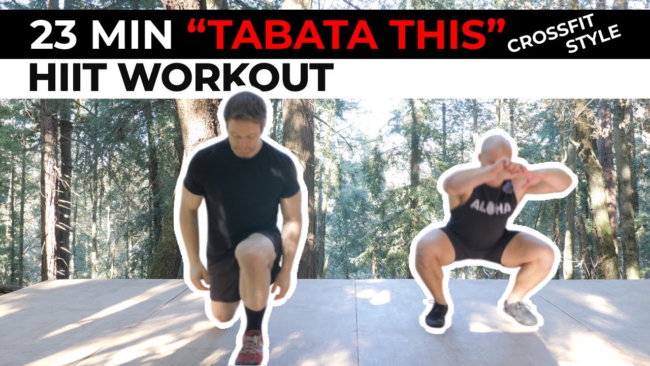 23 Min CrossFit "Tabata This" Bodyweight Workout - Tabata Tuesday - YouTube