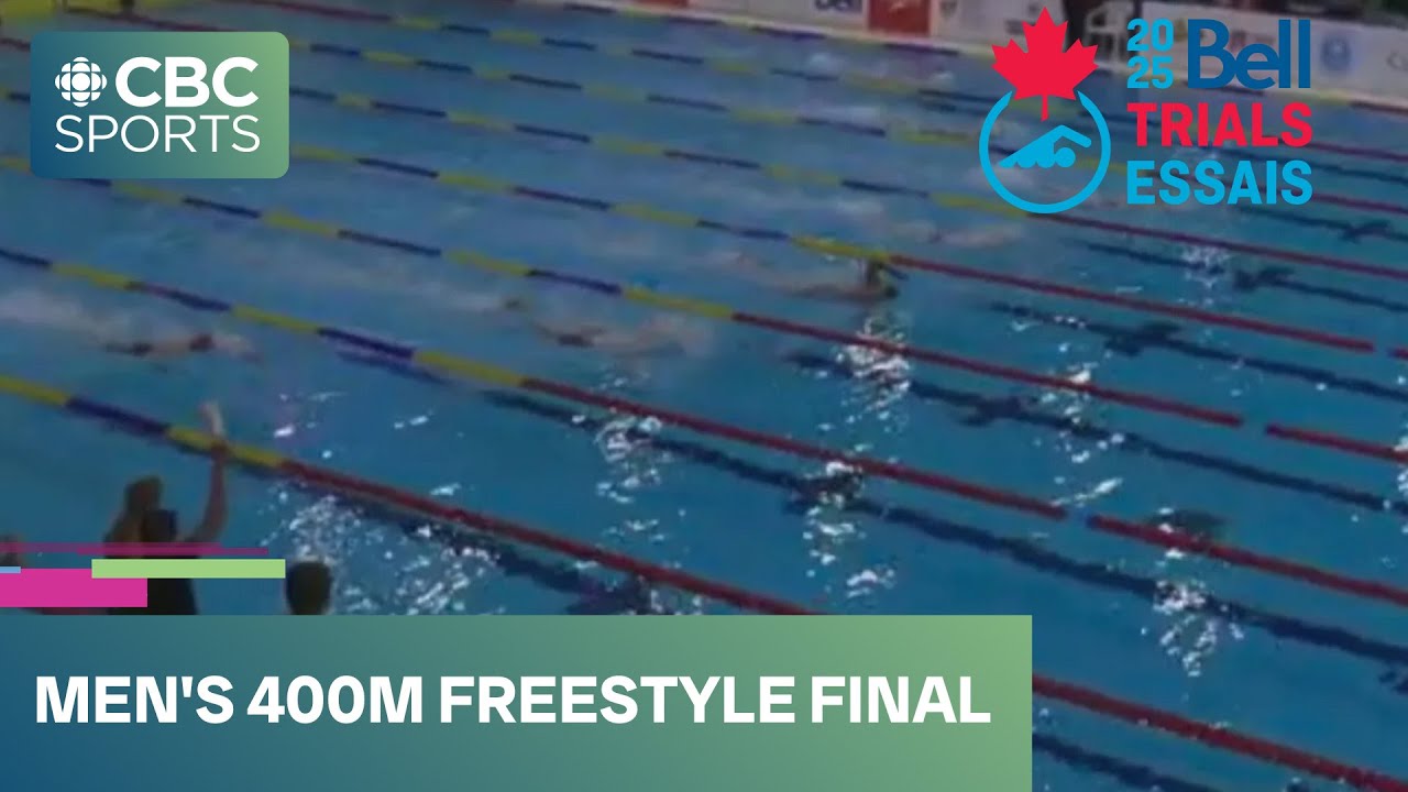 Men's 400m freestyle final at Bell Canadian Swimming Trials | # ...