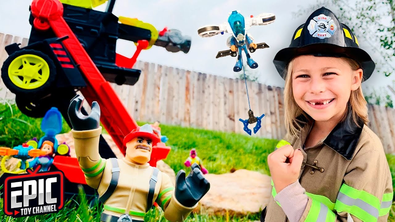 Rescue Heroes Epic Rescue Mission on Epic Toy Channel - YouTube